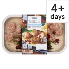 Tesco Swedish Style Meatballs 600G - Tesco Groceries