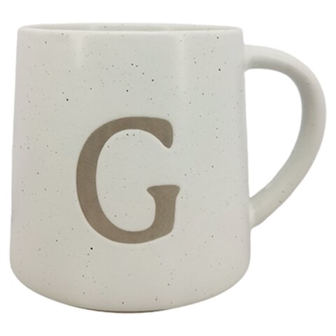 Fox & Ivy Wax Resist Alphabet Mug G - Tesco Groceries