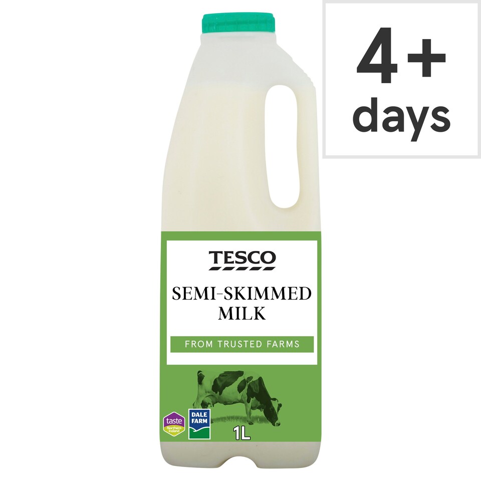 Tesco Ni Semi Skimmed Milk 1 Litre - Tesco Groceries