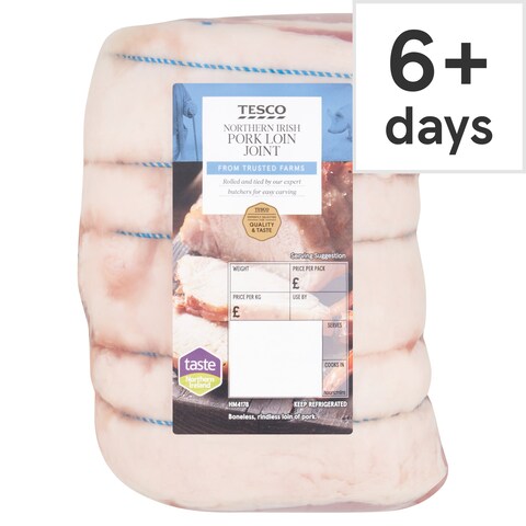 Tesco Northern Irish Pork Loin Joint 1.0kg - 1.250kg - Tesco Groceries