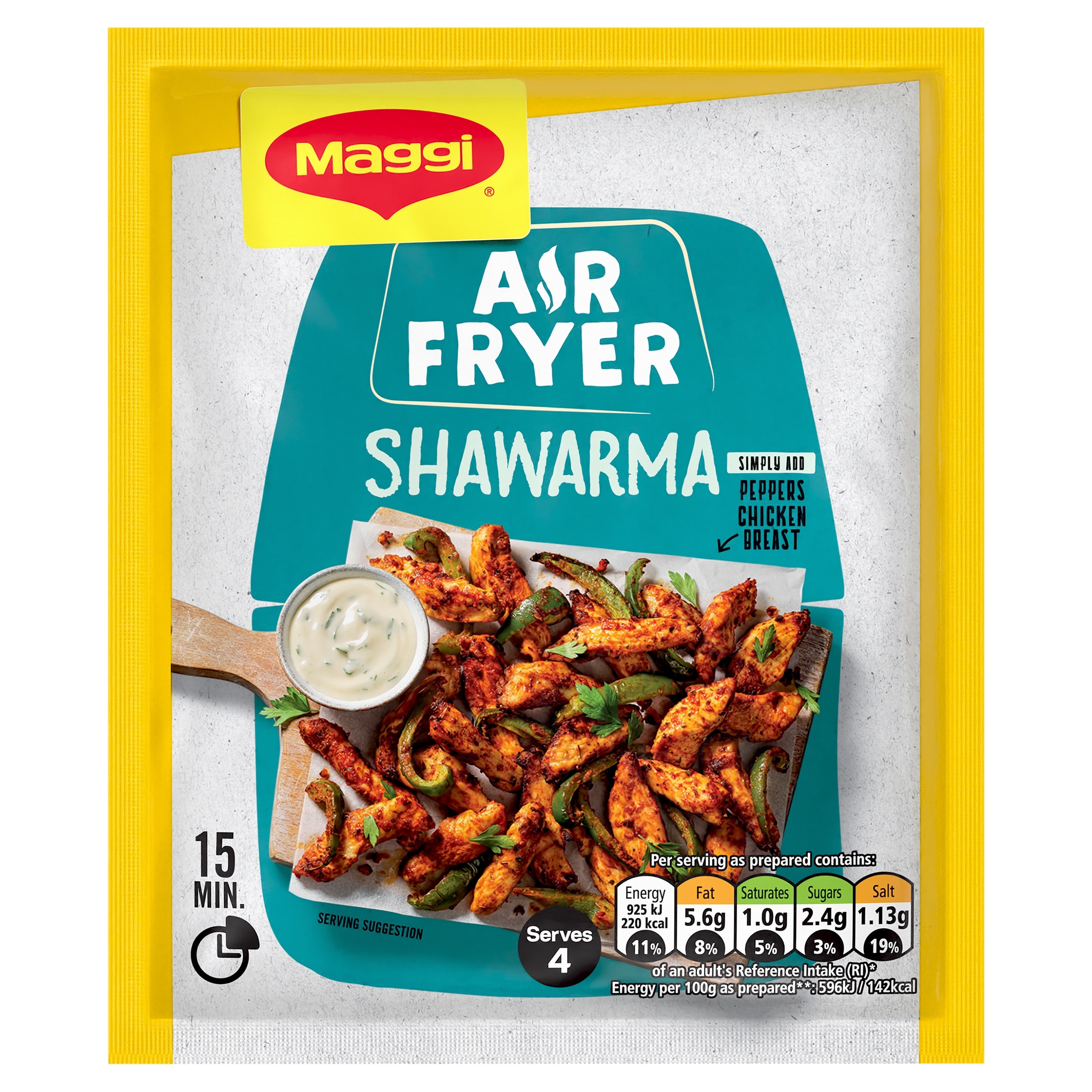 Maggi Air Fryer Shawarma Seasoning Mix 25g - Tesco Groceries