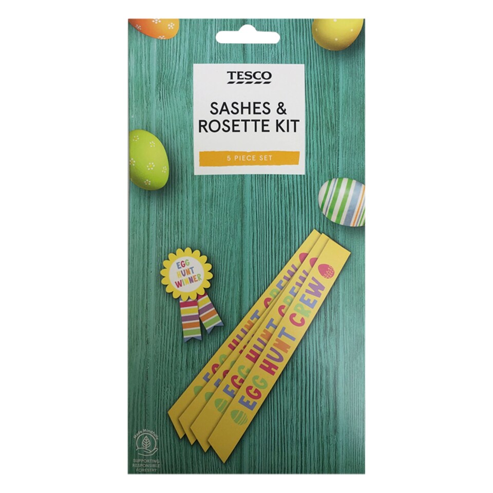Tesco Egg Hunt Crew Sashes 4 Pack - Tesco Groceries