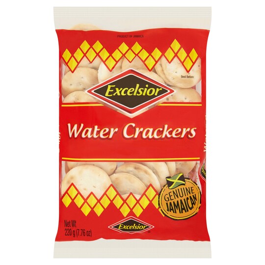 Excelsior Jamaican Water Crackers 220G - Tesco Groceries