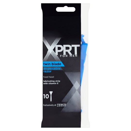 Xprt. For Men 2 Blade Disposable Razors 10 Pack - Tesco Groceries