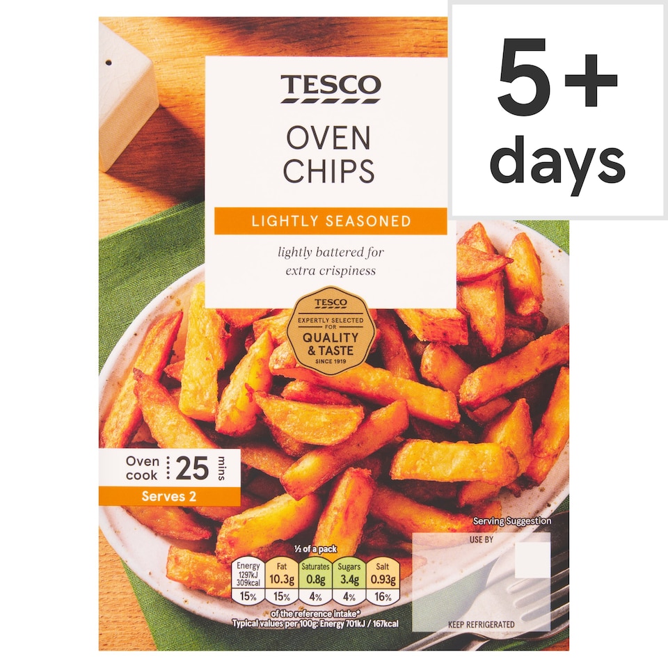 Tesco Oven Chips 450g - Tesco Groceries