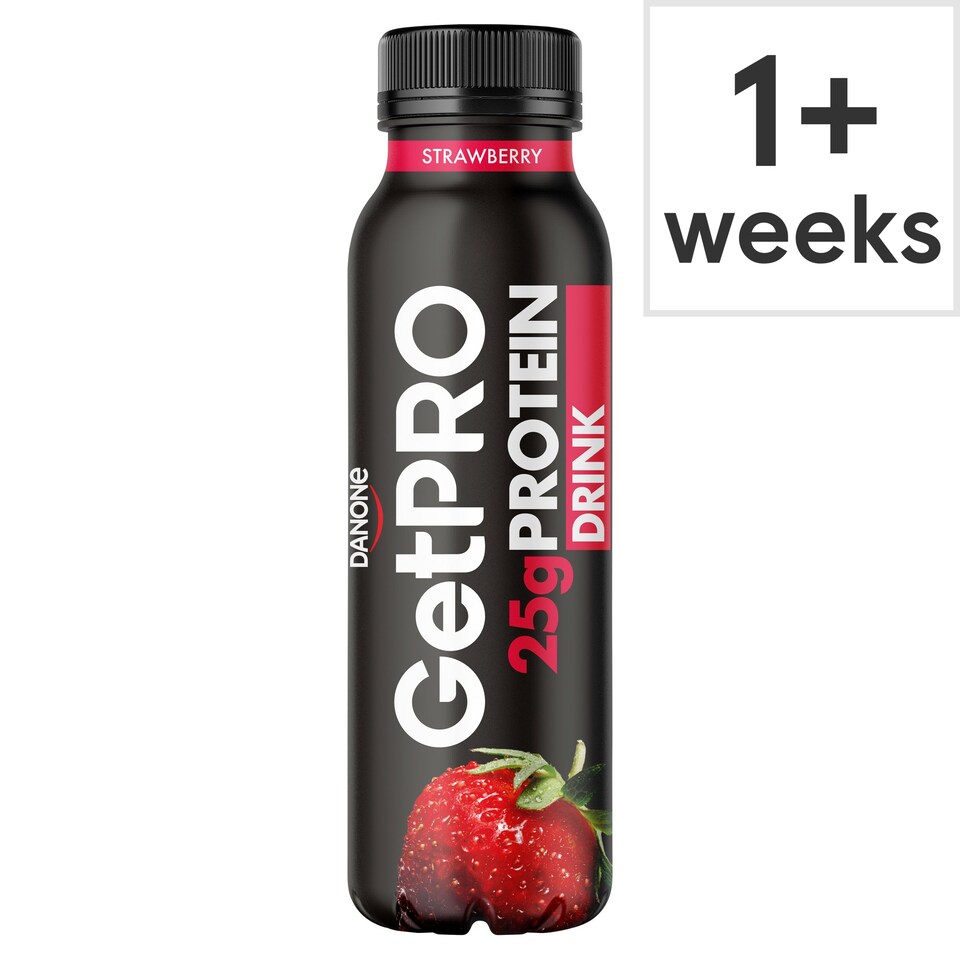 GetPro Strawberry High Protein Yoghurt Drink 300g - Tesco Groceries