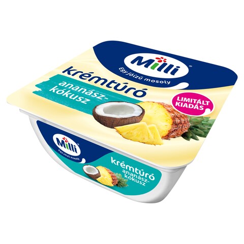 Milli Pineapple-Coconut Cream Curd 90 g - Tesco Groceries
