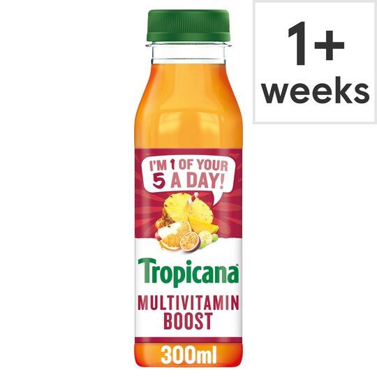 Tropicana Multivitamins 300Ml - Tesco Groceries