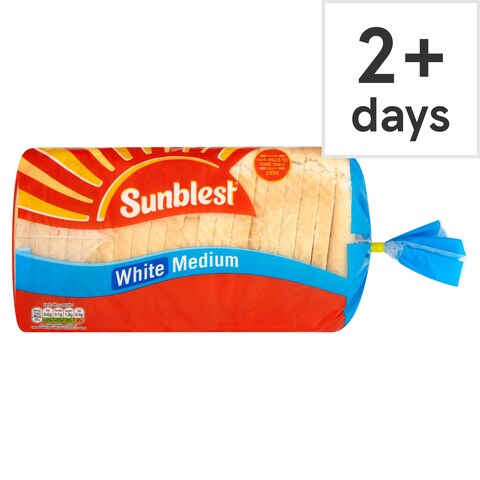 Sunblest Medium White Sliced Bread 750g - Tesco Groceries