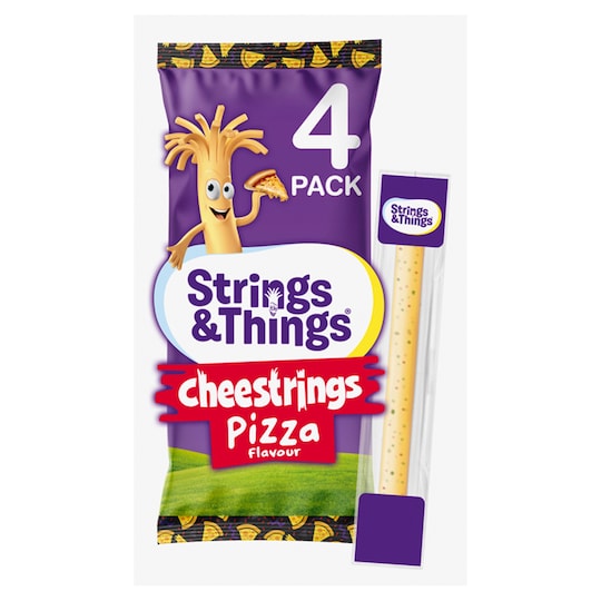 Strings & Things Cheestrings Pizza 4 Pack 80G - Tesco Groceries