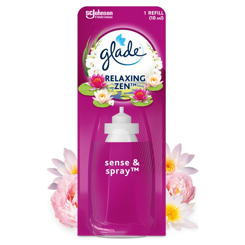 Glade Sense And Spray Rfill Relaxing Zen - Tesco Groceries