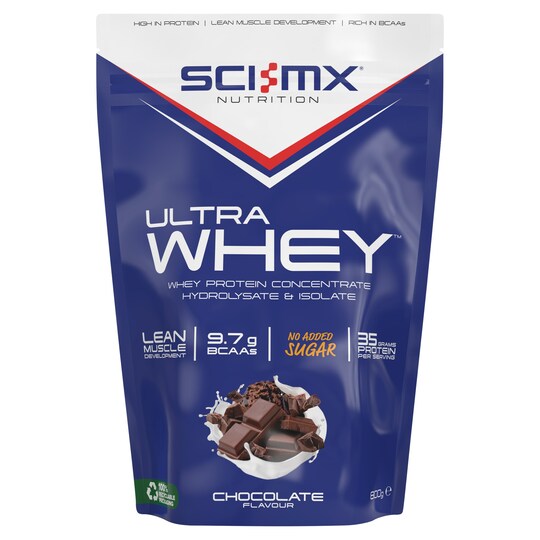 Sci-Mx Ultra Whey Chocolate 800G - Tesco Groceries