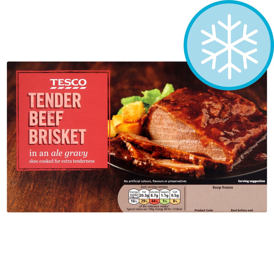 Tesco Simply Beef Brisket In Ale Gravy 600G - Tesco Groceries