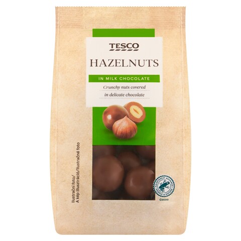 Tesco Hazelnuts in Milk Chocolate 120g - Tesco Groceries
