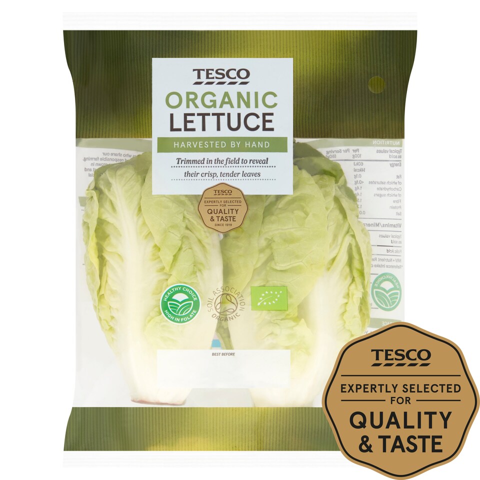 Tesco Organic Lettuce - Tesco Groceries
