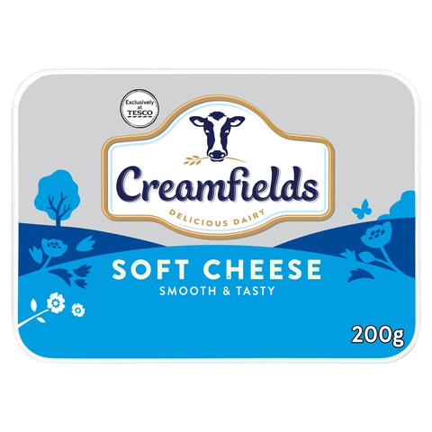 Creamfields Soft Cheese 200G - Tesco Groceries