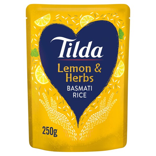 Tilda Lemon Basmati Rice 250G - Tesco Groceries