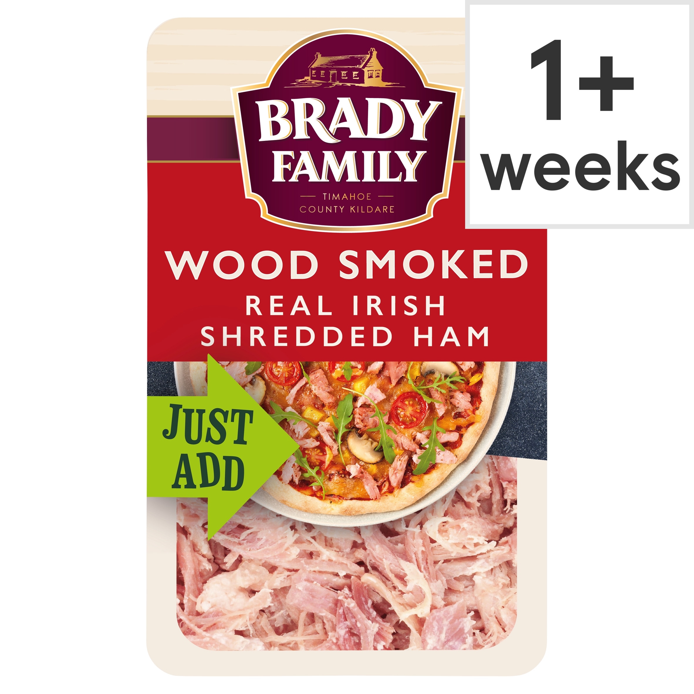 Brady Family Just Add Smoked Shredded Ham 90G - Tesco Groceries