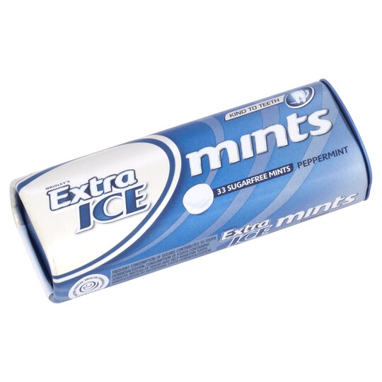 Extra Ice Peppermint Mints 33 Pieces - Tesco Groceries
