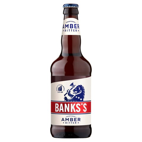 Banks's Amber Ale Beer Bottle 500ml - Tesco Groceries