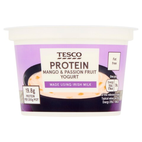 Tesco Protein Mango And Passion Fruit Yoghurt 200G - Tesco Groceries