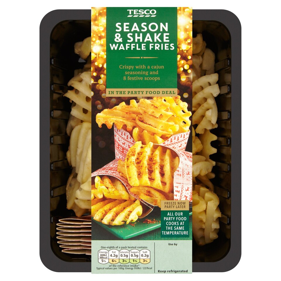 Tesco Season And Shake Wfles Fries 400G - Tesco Groceries