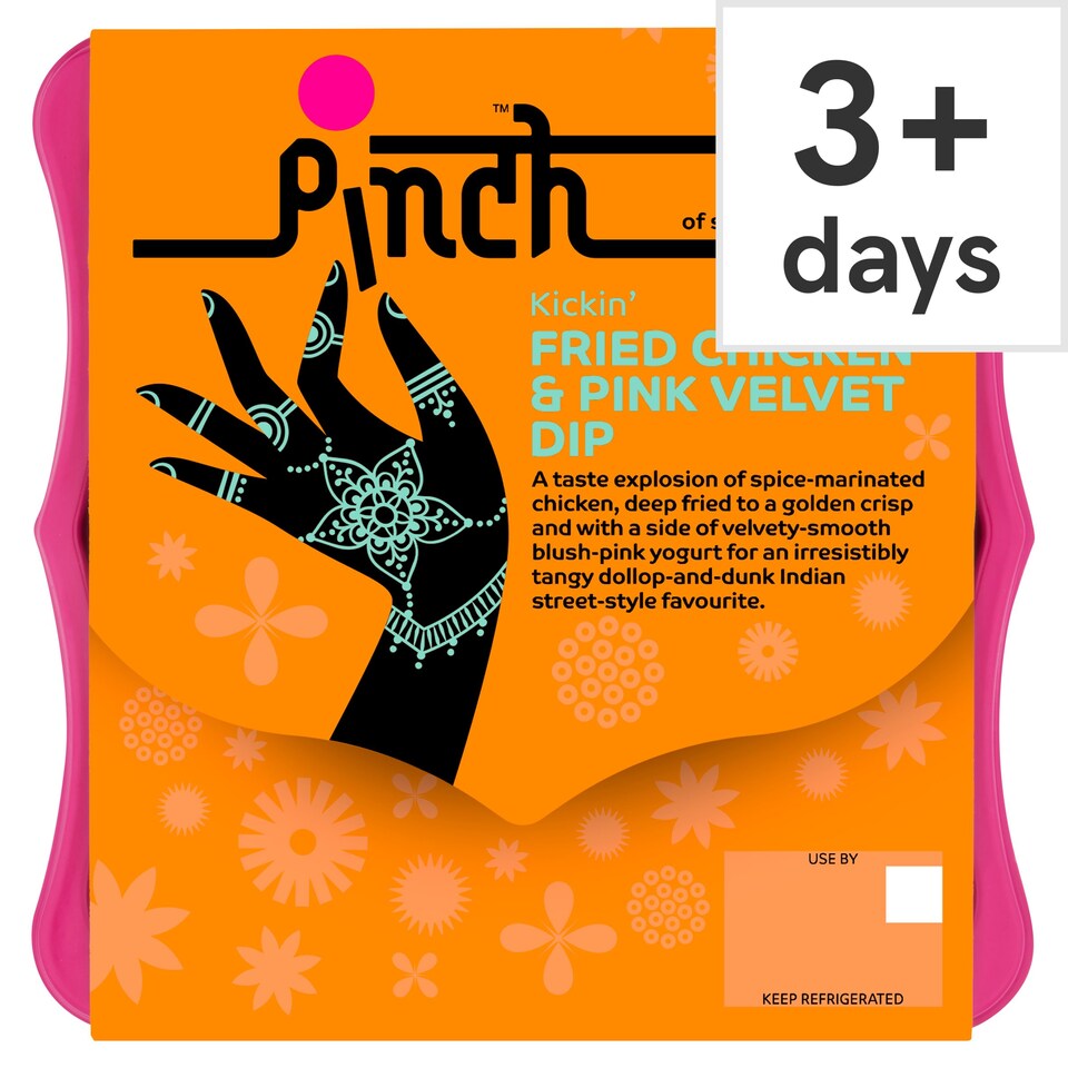 Pinch Kickin’ Fried Chicken & Pink Velvet Dip 150g - Tesco Groceries