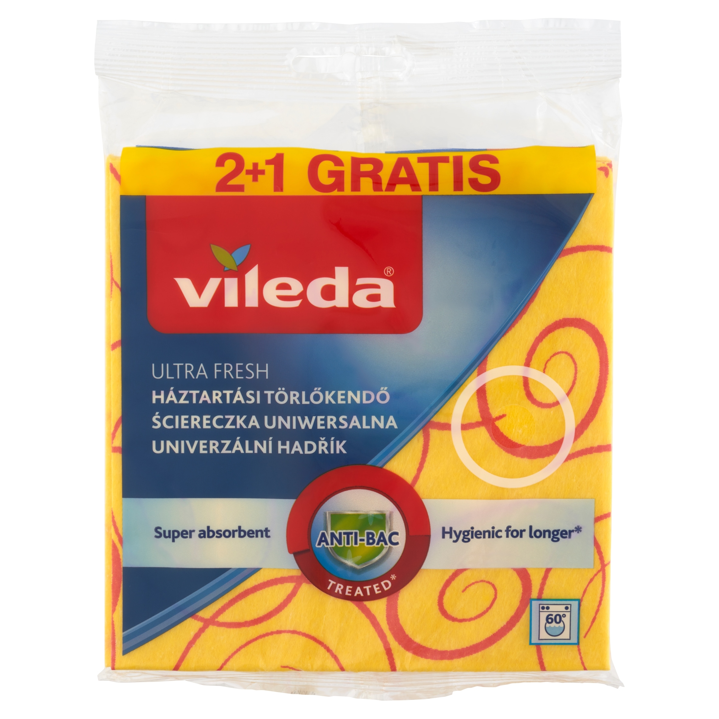 Vileda Ultra Fresh Household Wipes 3 pcs - Tesco Groceries