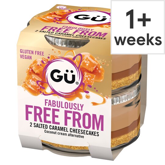 Gu Free From Salted Caramel Cheesecake 2 X 83G - Tesco Groceries