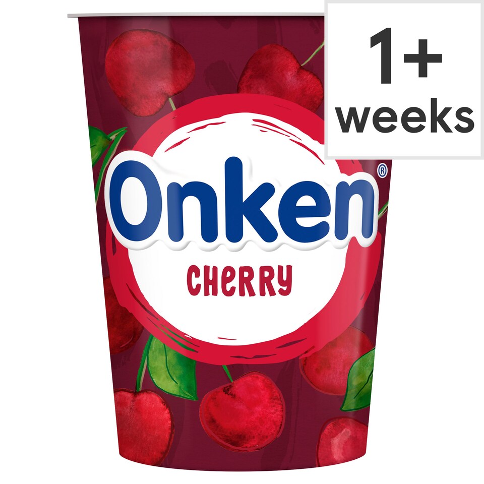 Onken Cherry Yogurt 450G - Tesco Groceries
