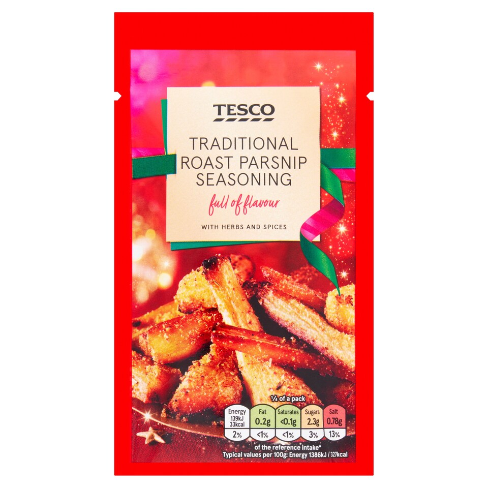 Tesco Roast Parsnip Seasoning 40g - Tesco Groceries