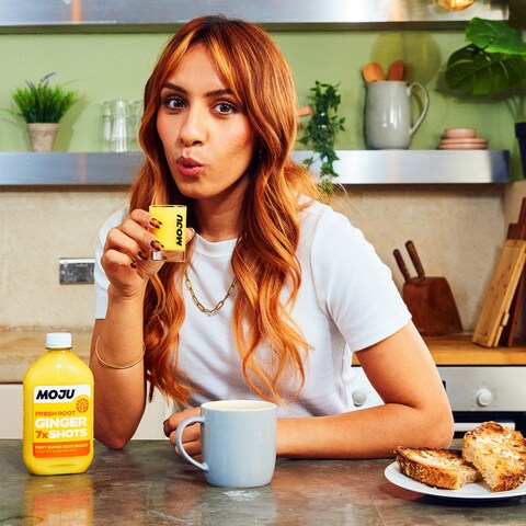 MOJU Ginger Dosing Bottle 7x Shots 420ml - Tesco Groceries