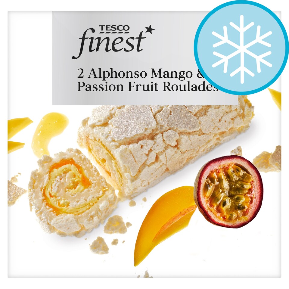 Tesco Finest Mango Passion Fruit Roulades 2X90g - Tesco Groceries