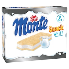 Zott Monte Snack White 8 x 29 g (232 g) - Tesco Groceries