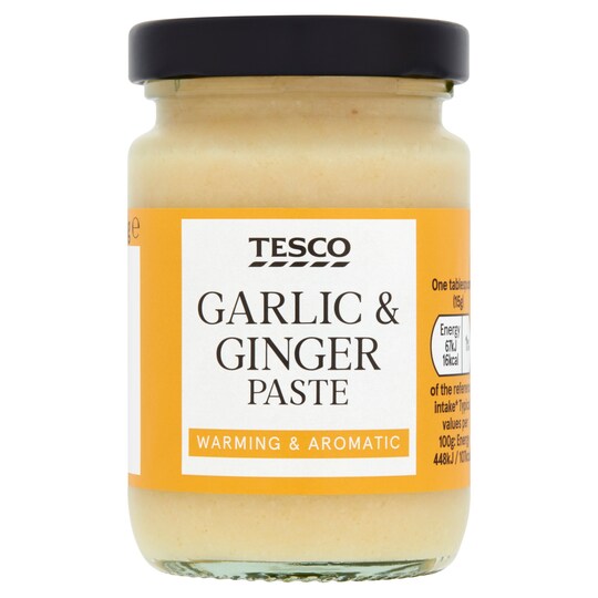 Tesco Ingredients Ginger & Garlic Paste 95G - Tesco Groceries