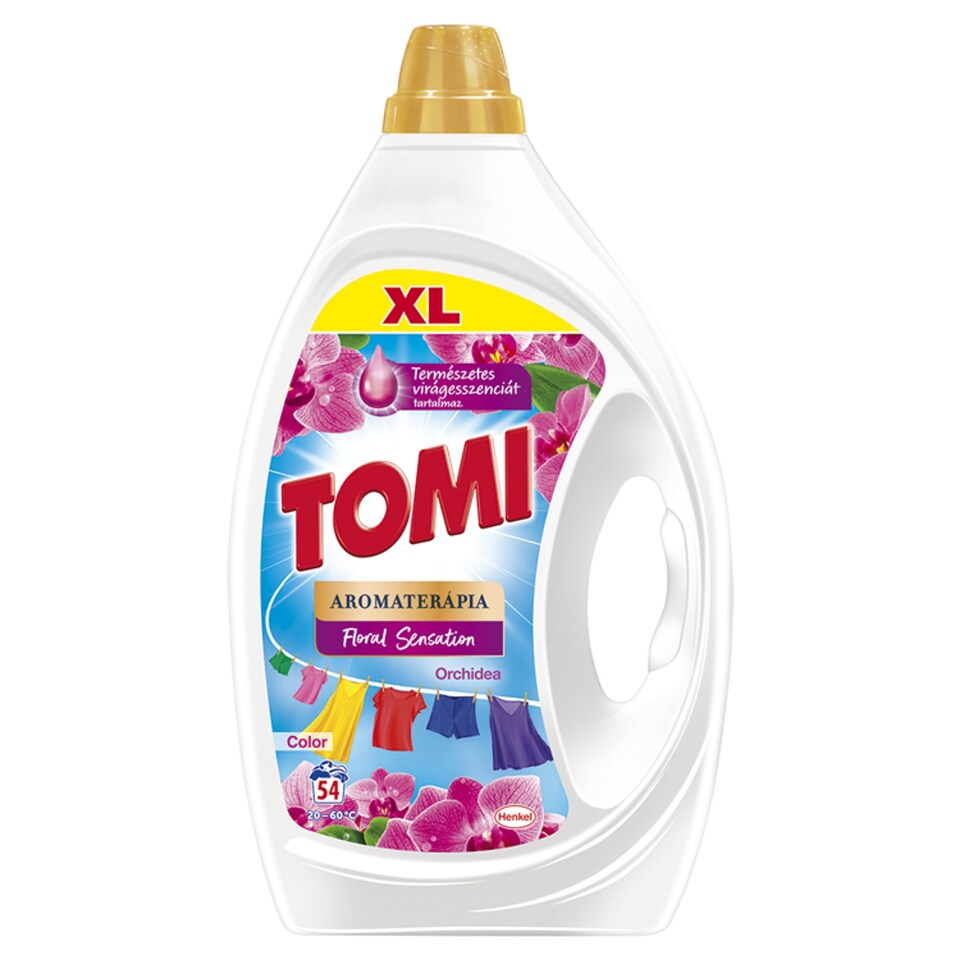 Tomi Aromaterápia Orchidea folyékony mosószer színes ruhákhoz 54 mosás ...