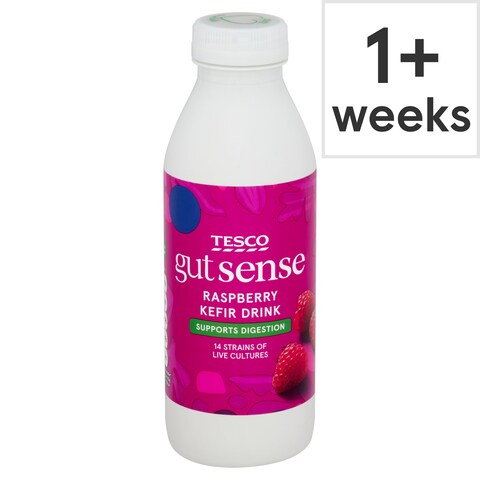 Tesco Gut Sense Raspberry Kefir Drink 500ml - Tesco Groceries