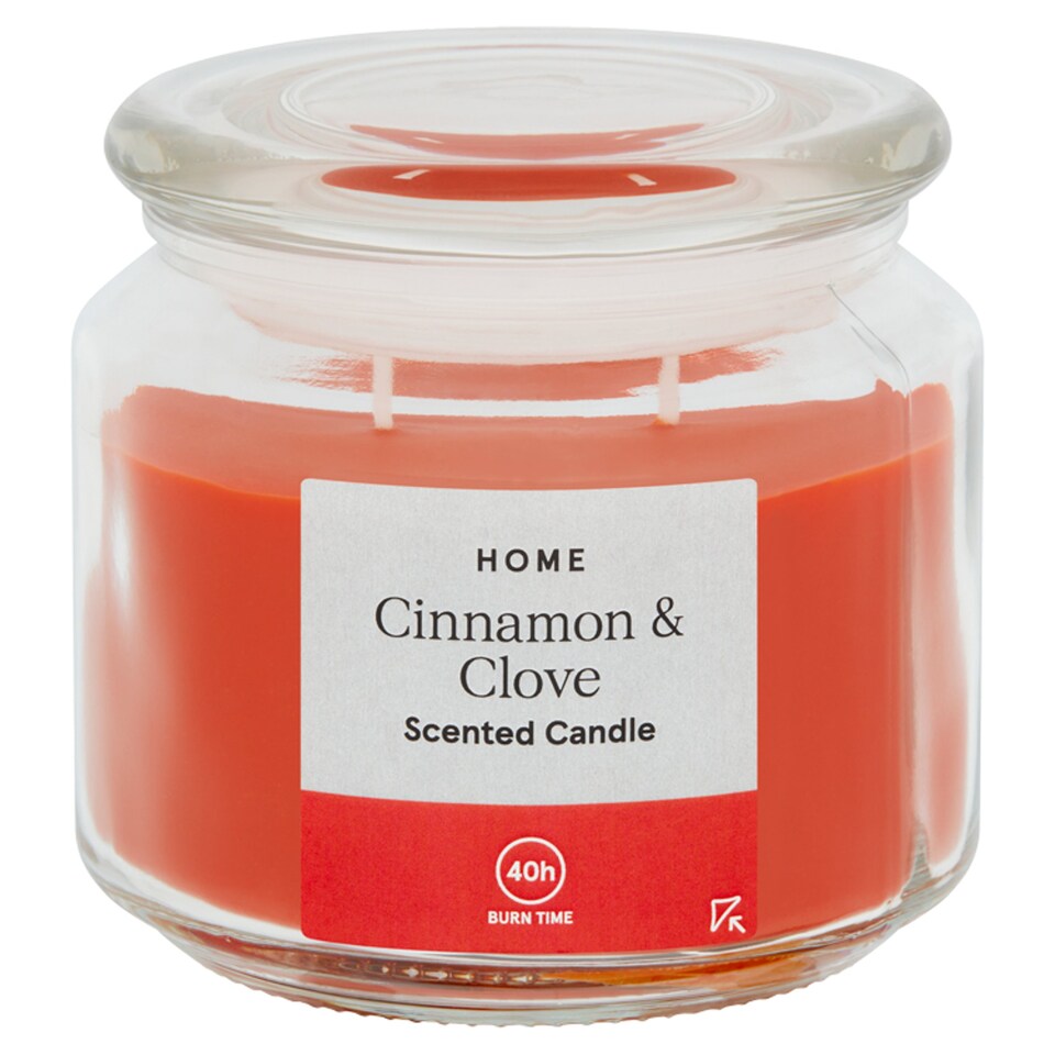 Tesco Scented Candle Cinnamon & Clove 285G - Tesco Groceries