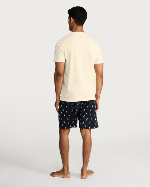F&F Pure Cotton T-Shirt and Toucan Print Short Pyjama Set in Yellow ...