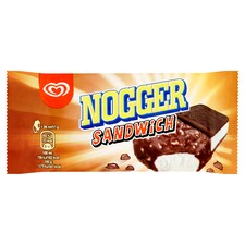 Nogger Sandwich Ice Cream 86 ml - Tesco Groceries