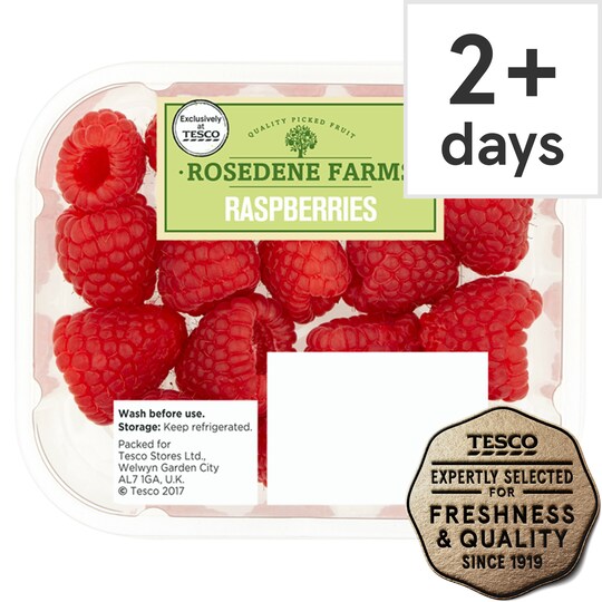 Rosedene Farms Raspberries 125G - Tesco Groceries