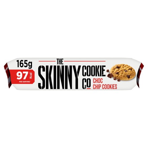 The Skinny Cookie Co Choc Chip Cookies 165g - Tesco Groceries