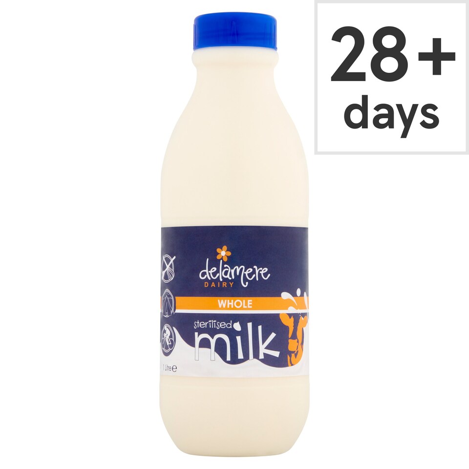 Delamere Dairy Sterilised Longlife Whole Milk 1 Litre - Tesco Groceries