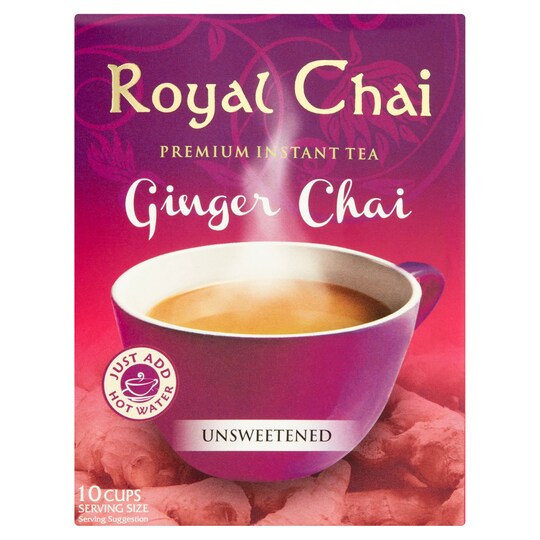 Royal Chai Ginger Tea Washout Sugar 180G - Tesco Groceries
