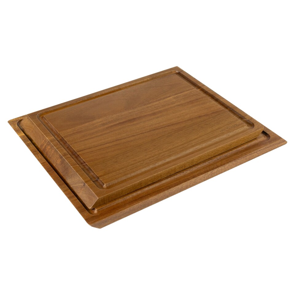 Go Cook Acacia Chopping Board 2 Pack - Tesco Groceries