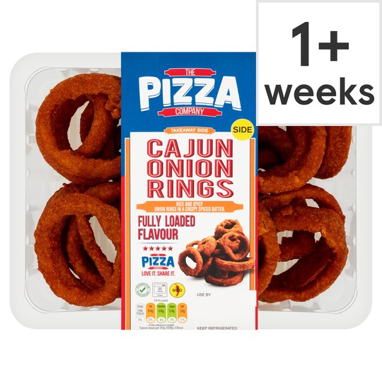 Pizza Company Cajun Onion Rings 300G - Tesco Groceries