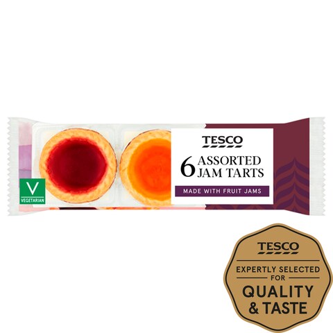 Tesco Assorted Jam Tarts 6 Pack - Tesco Groceries