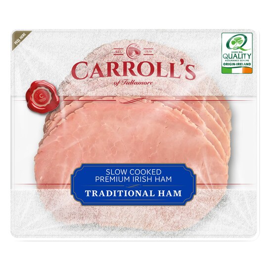 Carroll's Premium Irish Traditional Ham 90G - Tesco Groceries