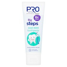 Pro Formula Big Steps Cool Mint Toothpaste 6+ 75Ml - Tesco Groceries