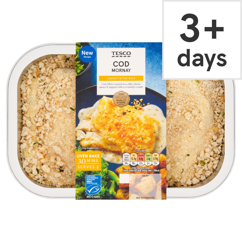 Tesco Cod Mornay 360g - Tesco Groceries
